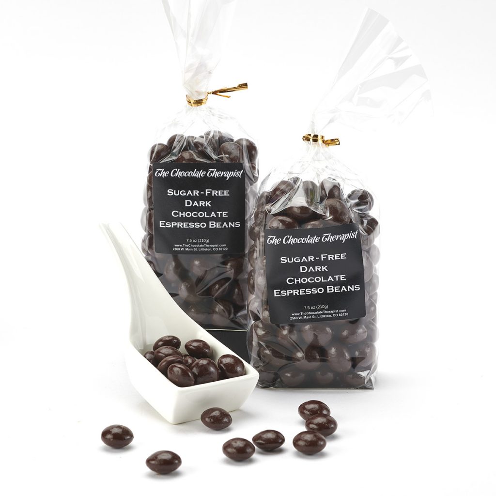 Sugar Free Dark Chocolate-Covered Espresso Beans - The Chocolate Therapist