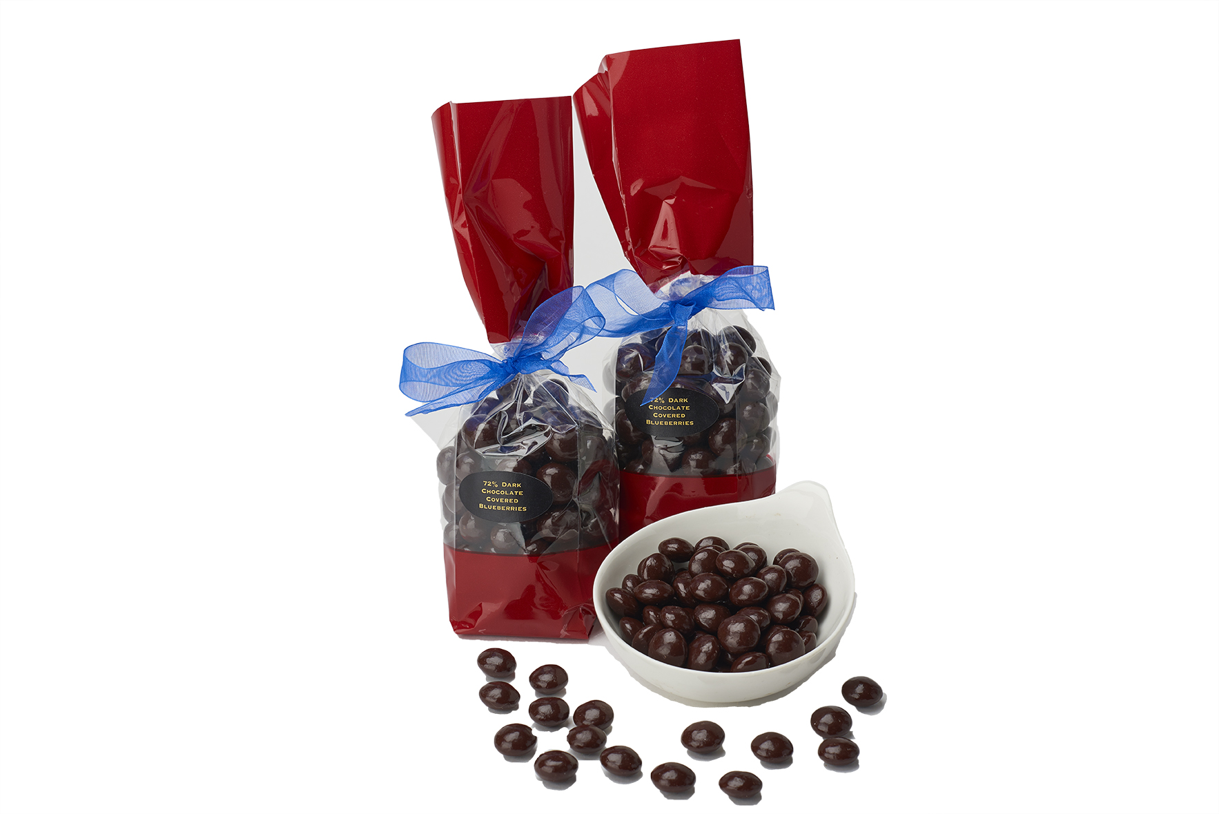Dark Chocolate-Covered Blueberries - The Chocolate Therapist